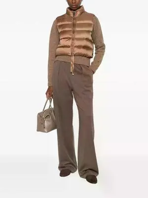 Max Mara Water-repellent Padded Cropped Gilet
