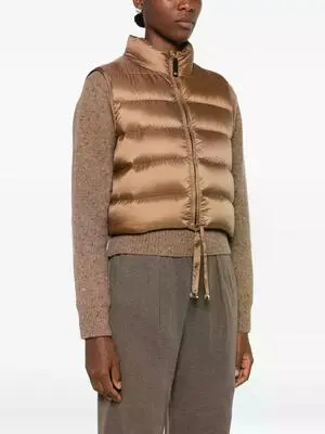 Max Mara Water-repellent Padded Cropped Gilet