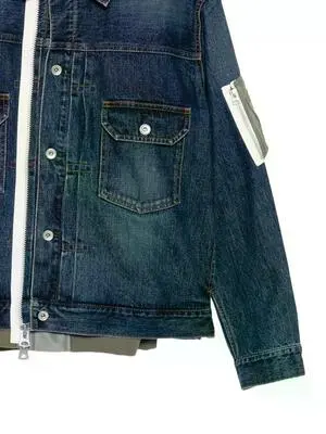 Sacai Layered Denim Twill Jacket