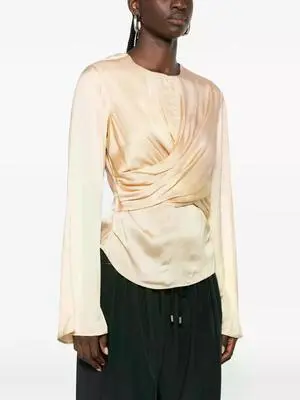 Isabel Marant Étoile Neame Crossover Detail Blouse - Neutrals