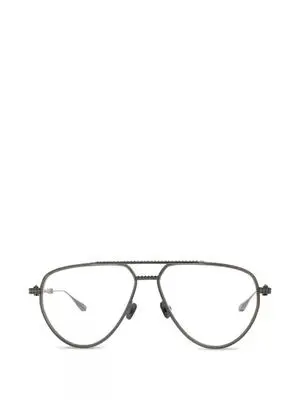 Valentino Garavani Rockstud Pilot-frame Eyeglasses - Grey