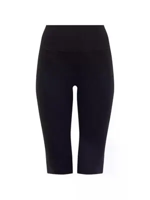 Nike Logo-print Cropped Leggings - Black