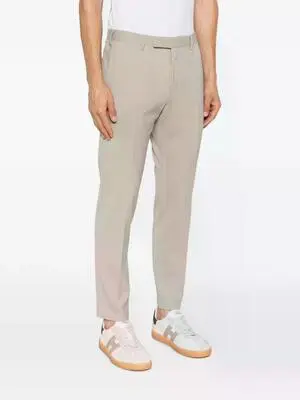 PT TORINO Pressed Crease Tailored Trousers - Neutrals
