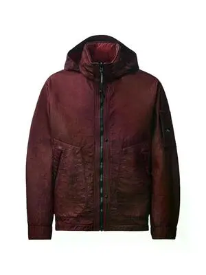 C.P. COMPANY Lens Hooded Jacket - Red