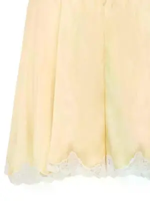 Chloé Lace-trim Scalloped Shorts