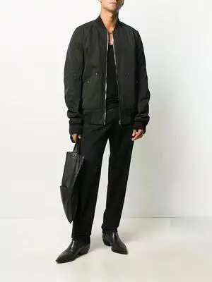 Rick Owens Abstract Print Bomber Jacket