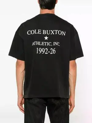COLE BUXTON Logo-print T-shirt - Black