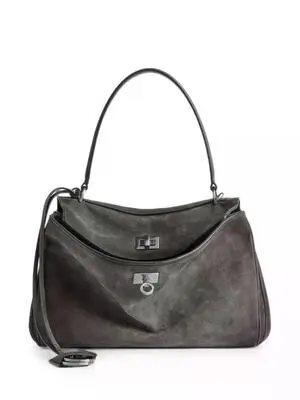 Balenciaga Turn-lock Shoulder Bag - Grey