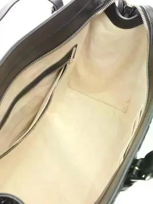Gucci Gg Embossed Leather Tote Bag