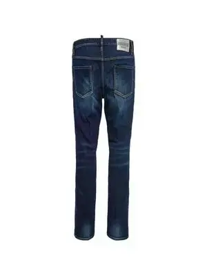 Dsquared2 642 Super Star-patchwork Distressed Jeans