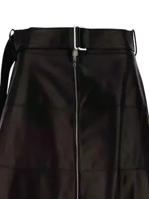 Partow Belted Panelled Maxi Skirt