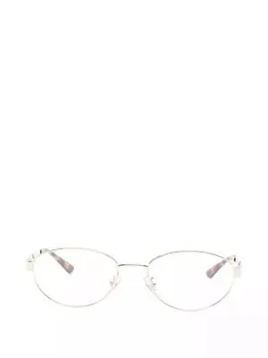Ray-ban Oval Frame Eyeglasses - Gold