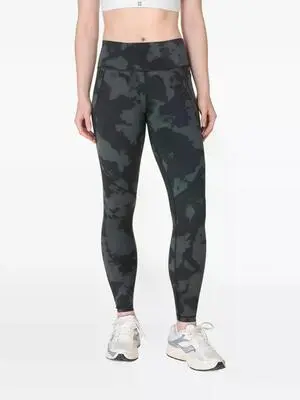Sweaty Betty Abstract-print Leggings - Black