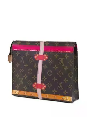 LOUIS VUITTON 2018 Monogram Summer Trunks Toiletry Pouch 26 Clutch Bag - Brown