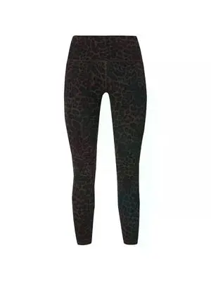 Sweaty Betty Leopard-print High-waisted Leggings Brown