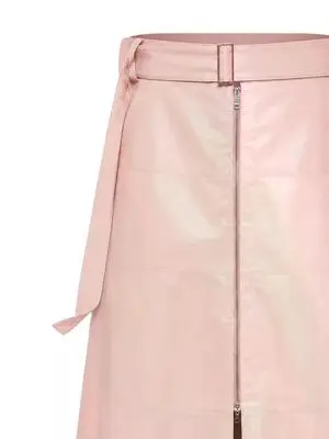 Partow Belted Panelled Midi Skirt
