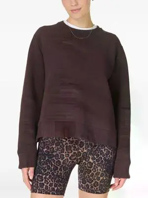 Sweaty Betty Peaceful Ribbed-knit Sweatshirt - Brown