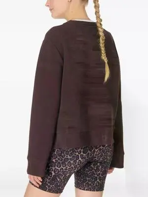 Sweaty Betty Peaceful Ribbed-knit Sweatshirt - Brown