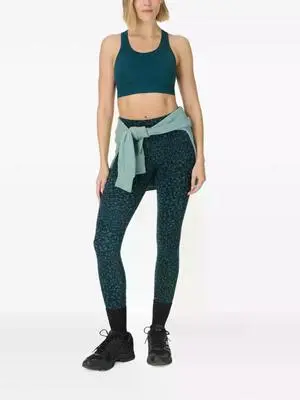 Sweaty Betty Power Gym Leopard-print Leggings - Blue