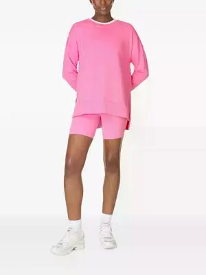 Sweaty Betty After Class Side-slit Sweatshirt - Pink