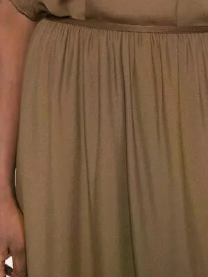 FORTE_FORTE Draped Skirt With Front Slit