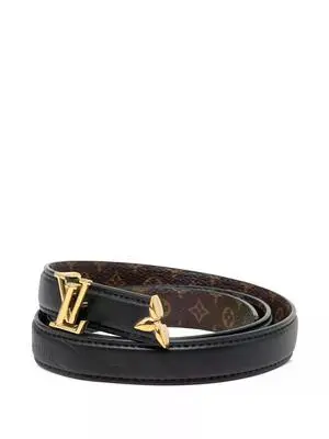 LOUIS VUITTON Reversible Monogram And Leather Belt