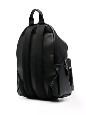 Palm Angels Logo-print Leather Backpack