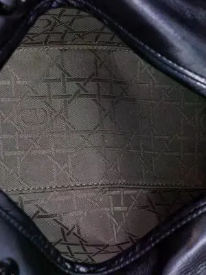 Dior Lady Macrocannage Crinkled Calfskin Satchel