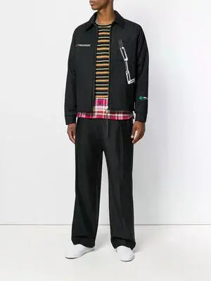 LANVIN There Is Nothing" Chain Print Bomber Jacket