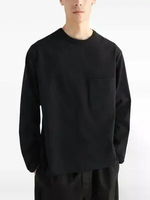 LEMAIRE Long-sleeve Boxy T-shirt In Compact Cotton Jersey