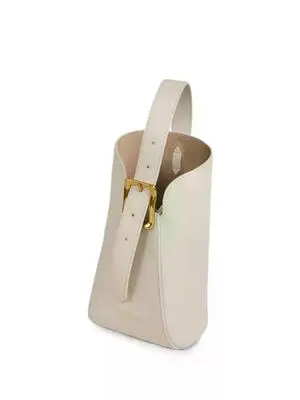 J & M DAVIDSON Quiver Leather Bucket Bag - Neutrals