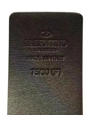 Valentino Garavani Vlogo Reversible Buckle Belt - Neutrals
