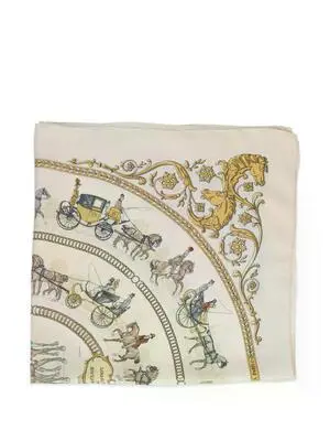 Hermès Equestrian Silk Scarf