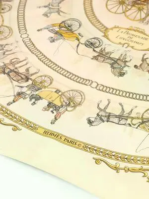 Hermès Equestrian Silk Scarf