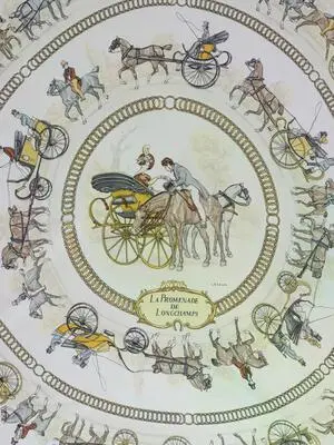 Hermès Equestrian Silk Scarf
