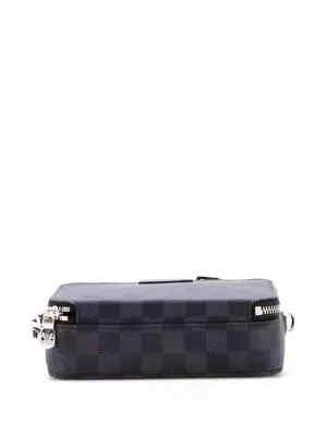 LOUIS VUITTON Alpha Wearable Wallet Damier Graphite Crossbody Bag - Black