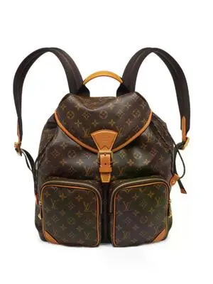 LOUIS VUITTON Montsouris Cargo Monogram Backpack - Brown