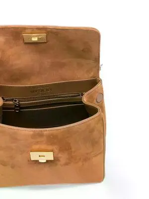 Dolce & Gabbana Sicily Logo Plaque Tote Bag - Brown