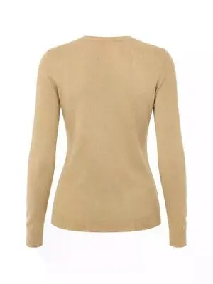 DIESEL® Ribbed Knit V-neck Sweater - Neutrals