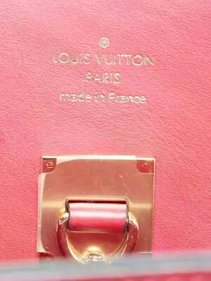 LOUIS VUITTON Milla Grained Leather Tote Bag