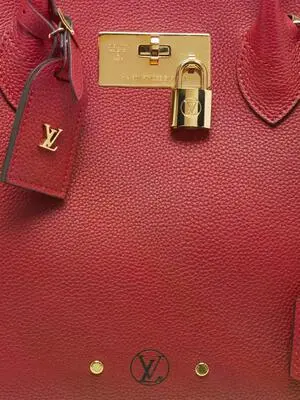 LOUIS VUITTON Milla Grained Leather Tote Bag