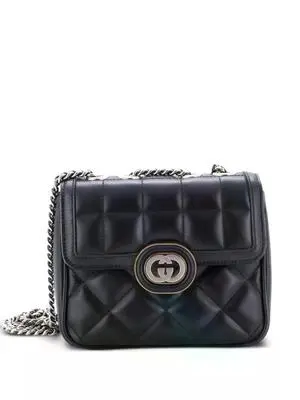 Gucci Mixed Matelasse Leather Mini Crossbody Bag - Black