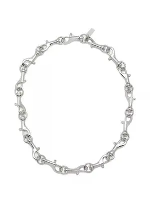 YOJ Tone Chain Link Necklace - Silver