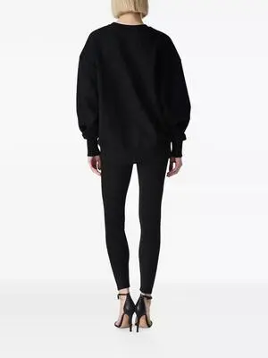 Vera Wang Logo Print Cotton Sweatshirt