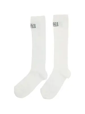MAISON MARGIELA Ribbed Knee-high Socks