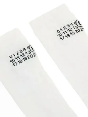 MAISON MARGIELA Ribbed Knee-high Socks