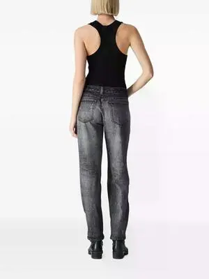 Vera Wang Ribbed Racer-back Tank Top