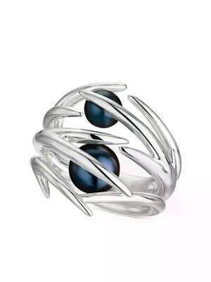 SHAUN LEANE Hooked Pearl Ring