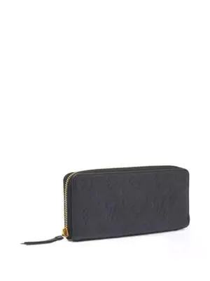 LOUIS VUITTON 2020 Clemence Monogram Empreinte Wallet - Black