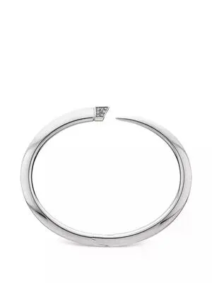 SHAUN LEANE Sabre Diamond Bangle - Silver
